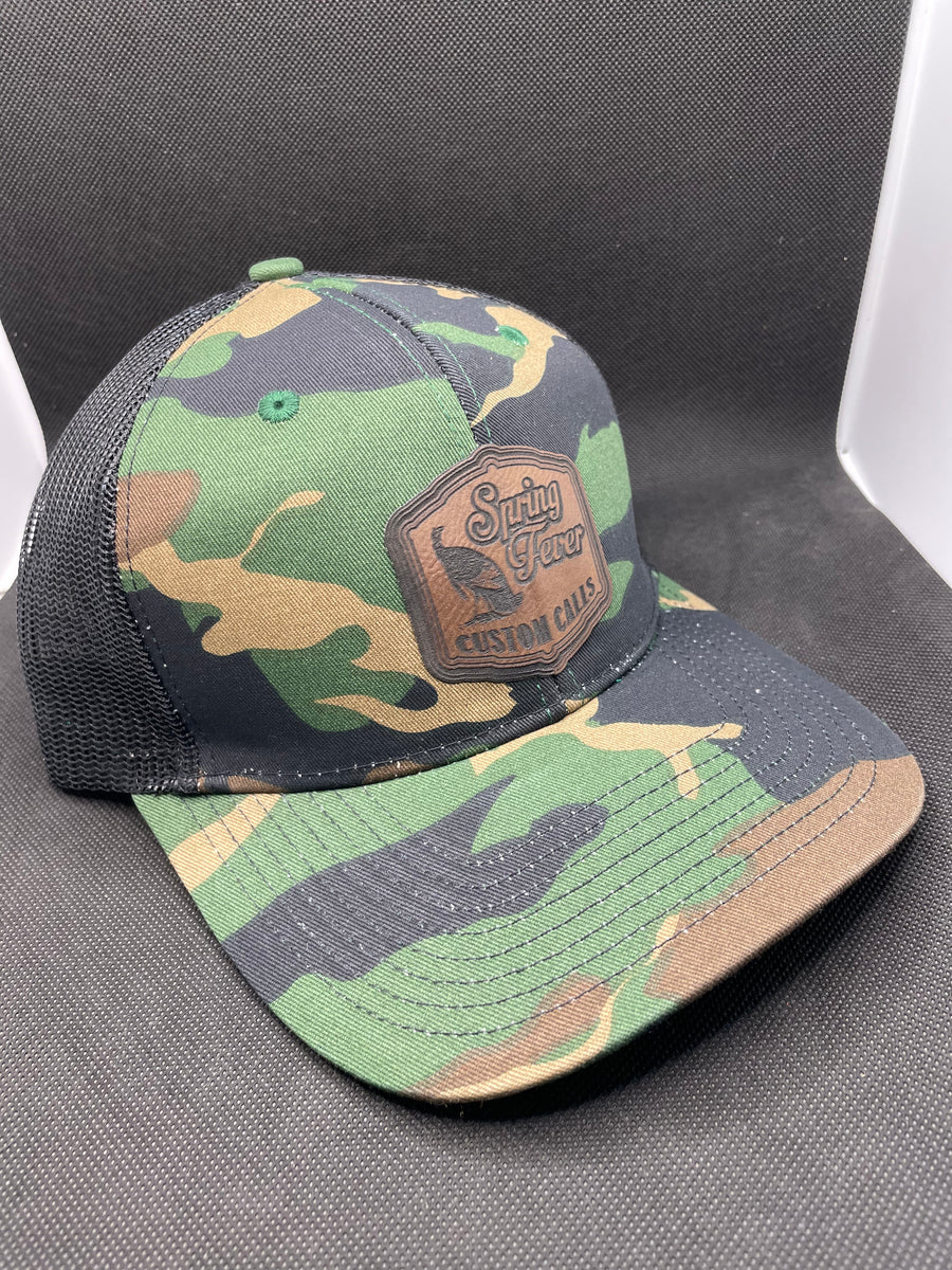 SF Camo Leather Patch Hat – Spring Fever Custom Calls